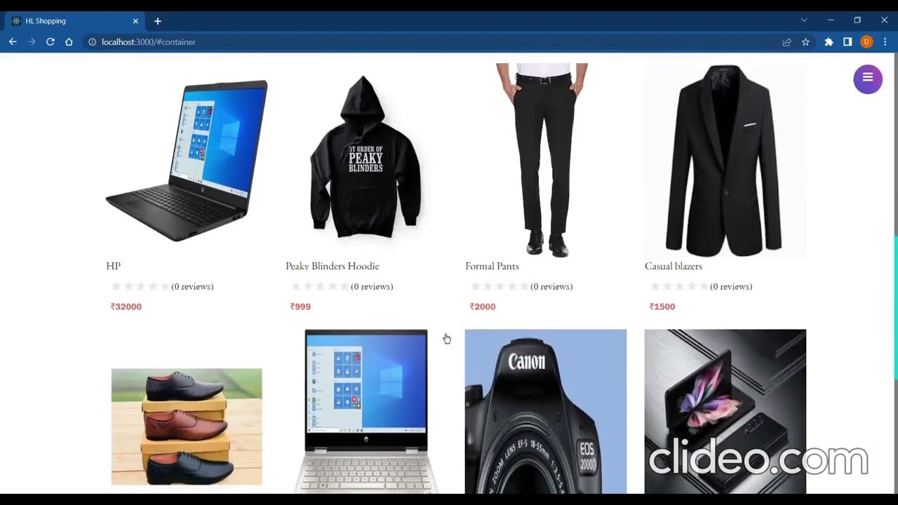 Full stack shopping app using MERN Stack | Reactjs, Mongodb, Expressjs & Nodejs.