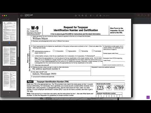 How to file Form W-9 in 2022? | Free Online PDF