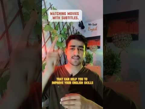 Watch Movies with English subtitles, not with your native. ⚠️📺 #watch #english #movie #subtitles