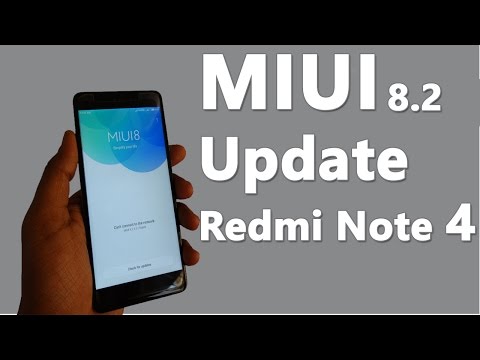 MIUI 8.2.2.0 Update For Redmi Note 4 | For Indian varient