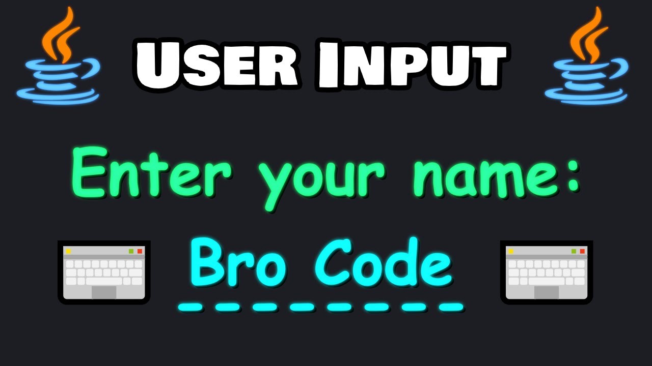 User input in Java is easy! ⌨️