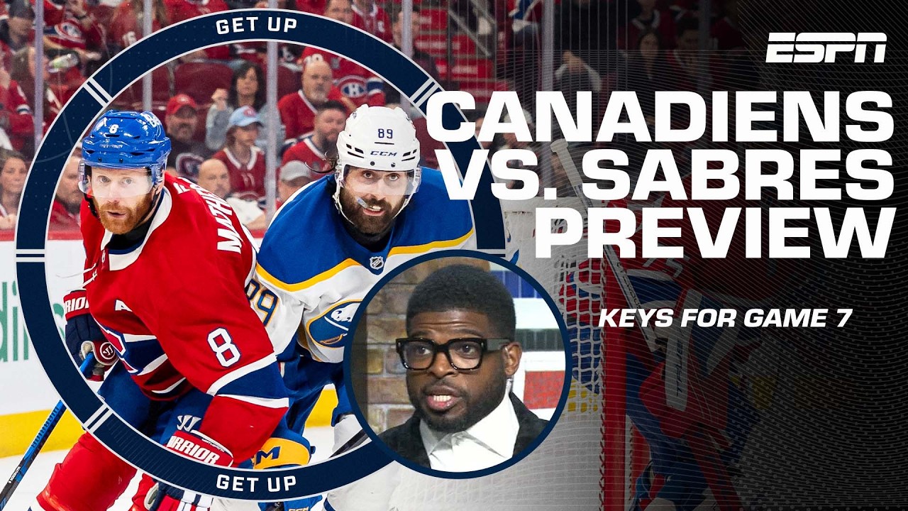 Canadiens vs. Sabres Game 7 preview 🏒 P.K. Subban's determining factors 👀 | Get Up