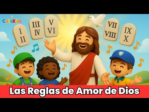 🎶 Las Reglas de Amor de Dios – Canción Infantil sobre los 10 Mandamientos | Catekids