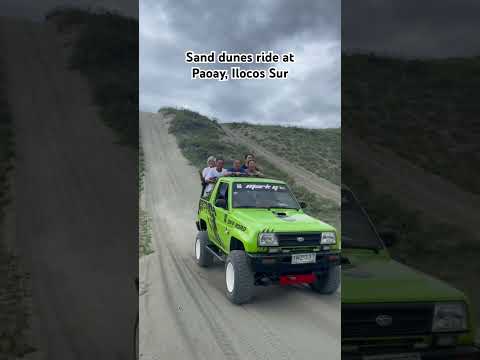 Sand dunes 4x4 ride is a most thrilling and heart pounding experience I had in Paoay, Ilocos Sur.