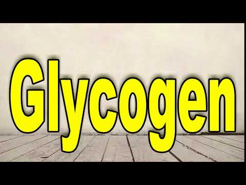 How to Pronounce Glycogen