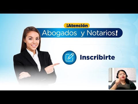 Inscripción de abogados y notarios ante SAT desde la Agencia Virtual en Lengua de señas
