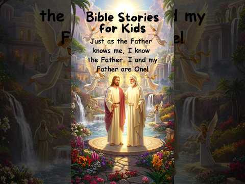 Jesus describes Himself as the Good Shepherd. Bible Stories for Kids #kidsbiblestories #bibleforkids