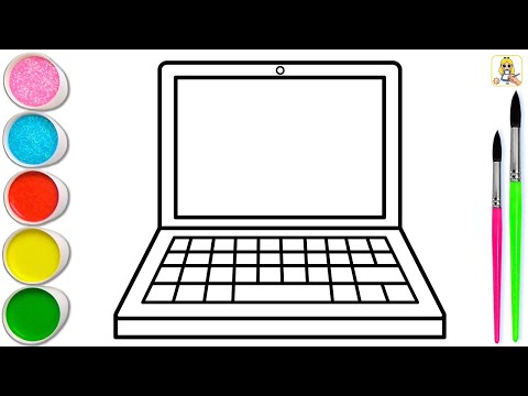 HOW TO DRAW A LAPTOP | Step by Step Drawing |