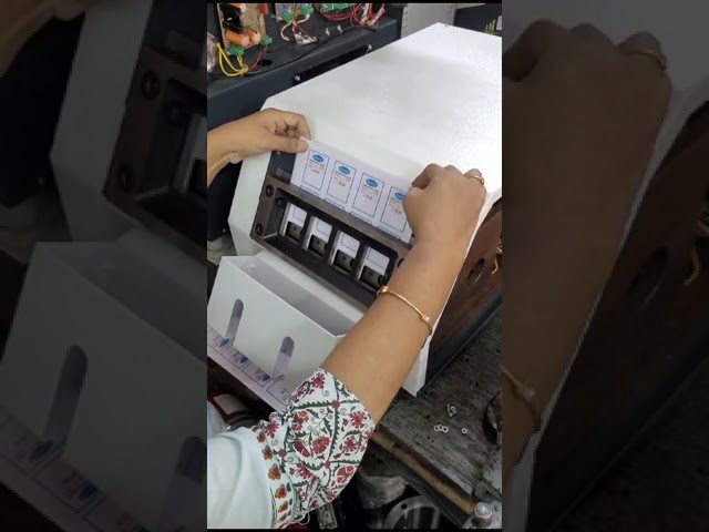Motorized ID Card Cutter Machine - Double Die Motorized Card Cutter ...