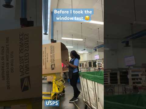 Usps life as a PSE before the window training. #usps #worklife #pse #shorts #labor #howto