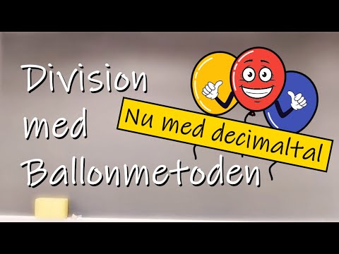 Ballonmetoden (nu med decimaltal)