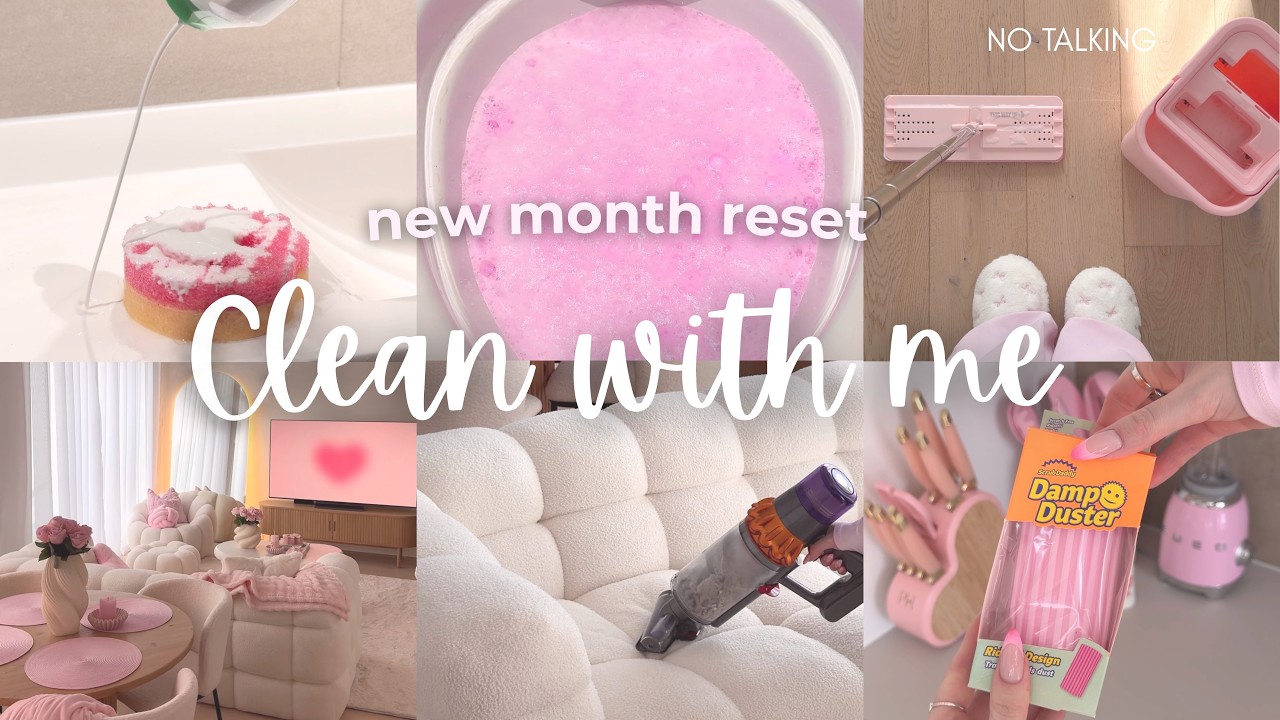 NEW MONTH HOUSE RESET & DEEP CLEAN 🎀 | *ASMR* deep cleaning, organizing, decluttering, motivation