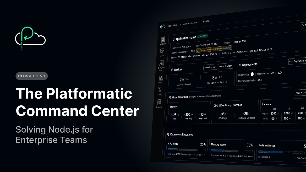 Introducing the Platformatic Command Center