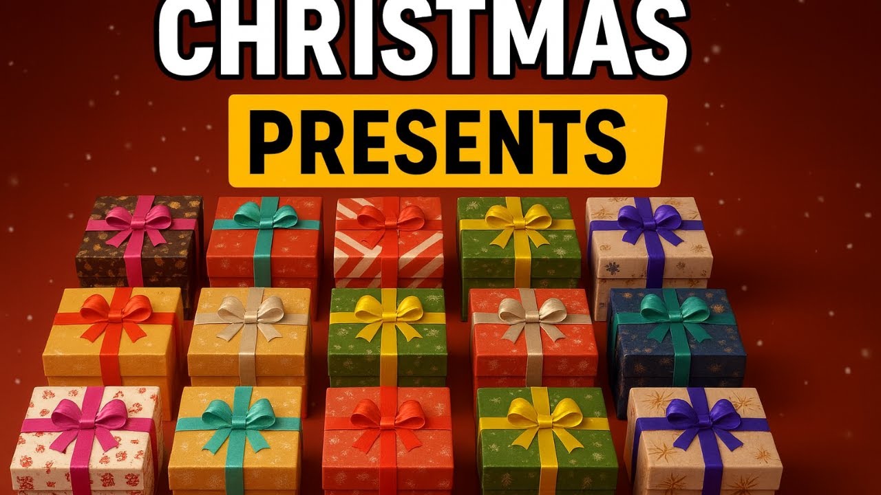 Blender Christmas Presents Tutorial – Realistic Gift Boxes Render 🎁✨”