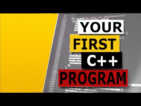 C++ first program – Hello World! – Programmer lyfe