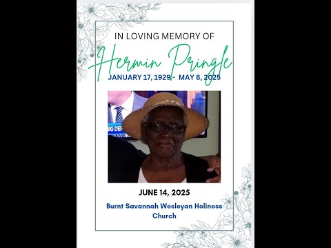 Funeral Service for Hermin Pringle