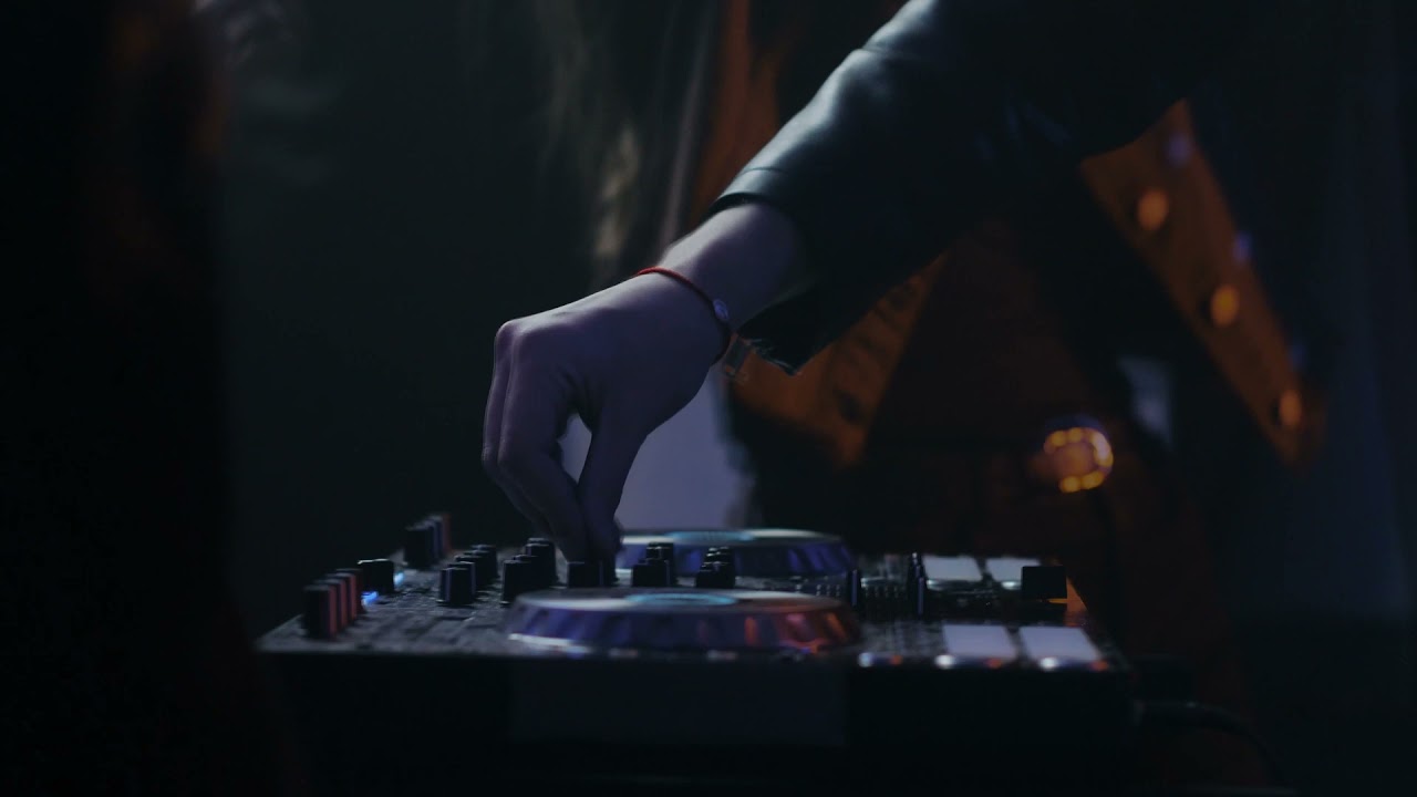 Dj Performing At Concert Stock Footage | Dj Mixing At Show Video | Royalty Free