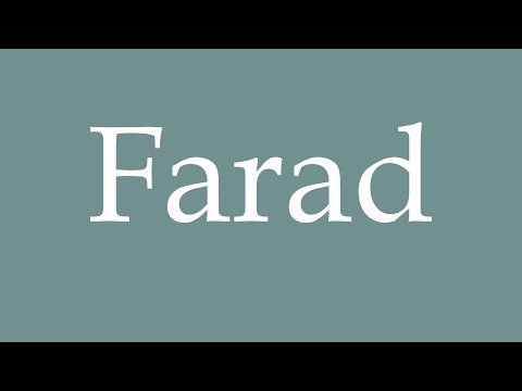 How to Pronounce ''Farad'' Correctly in French