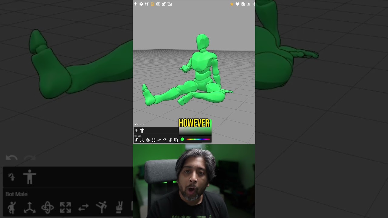 Unleash Your Inner Director: Control AI Characters' Poses with  posemy.art's 3D editor #posemyart