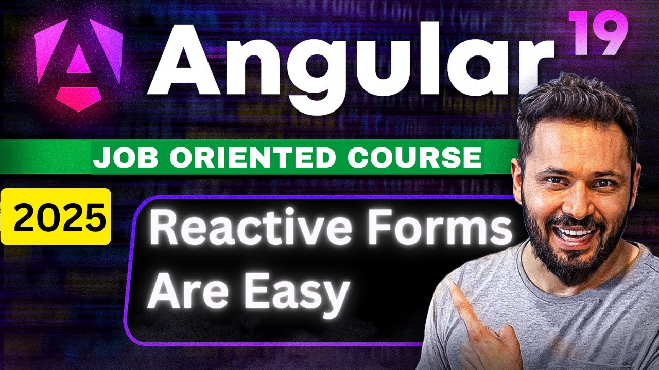 Angular 19 Tutorial #36 Easy Angular Reactive Forms Tutorial