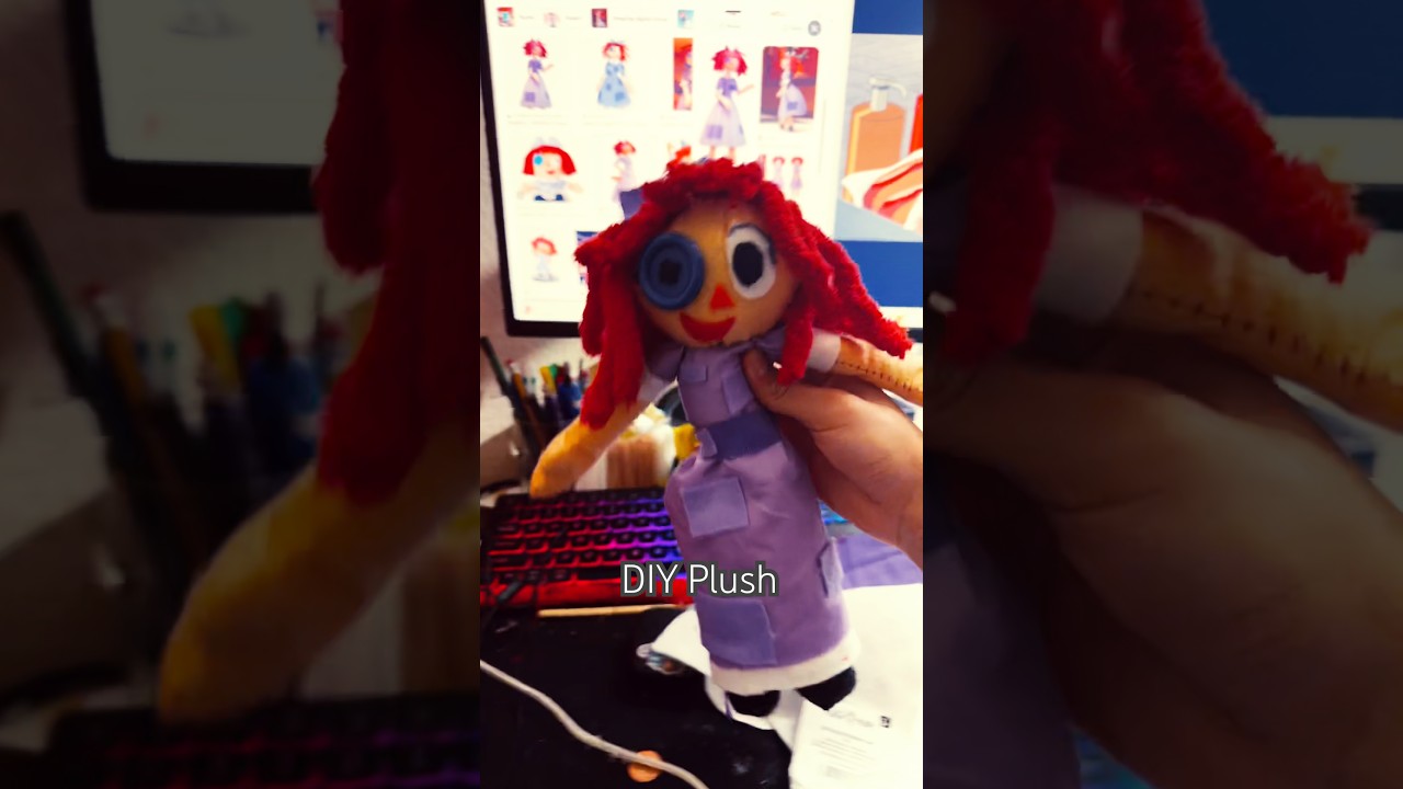 DIY Ragatha plush #diyplush #tadc #ragatha