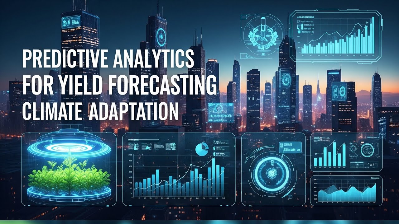 Predictive Analytics for Yield Forecasting and Climate Adaptation