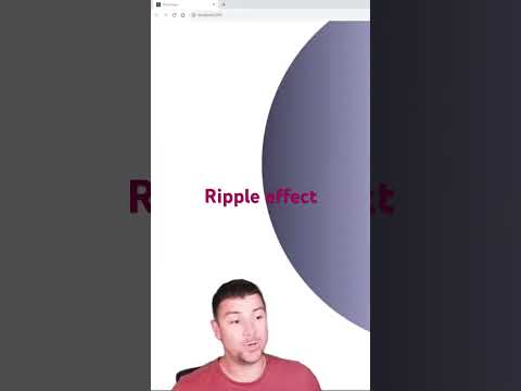 React JS RIPPLE EFFECT