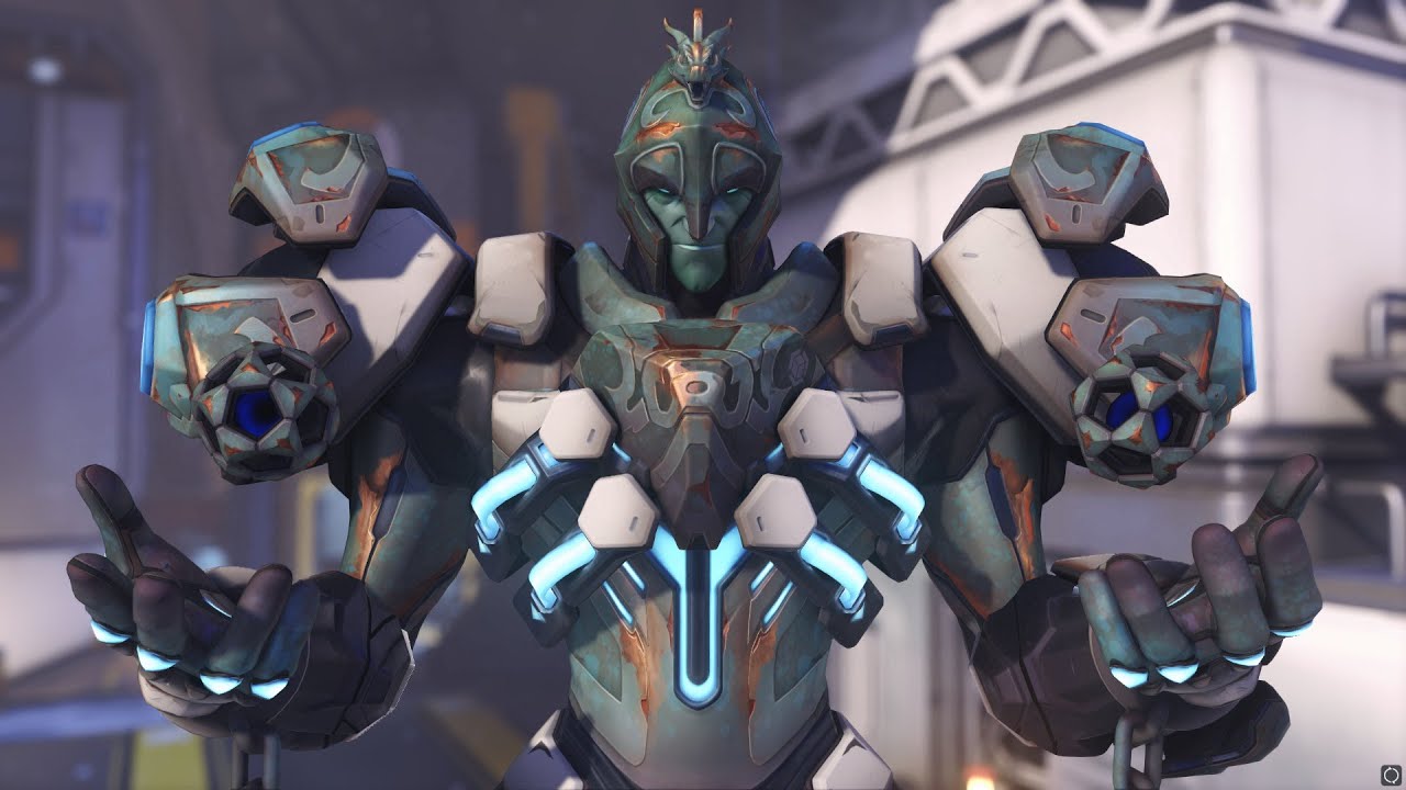 Drowned Warrior Sigma 2023 Blizzcon skin - overwatch 2 gameplay