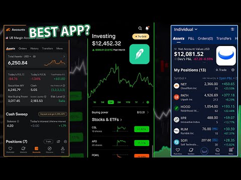 Best investing apps 2024 | Webull vs Robinhood vs MooMoo