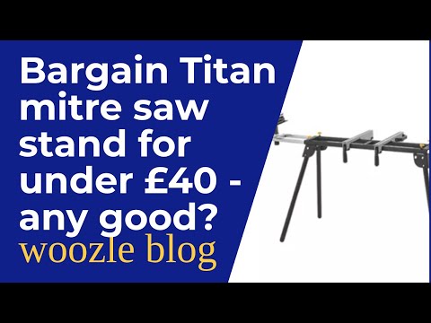 Bargain Titan Mitre Saw Stand from Screwfix for under £40