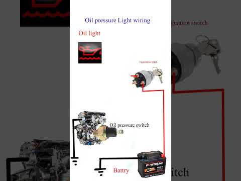 Oil pressure switch wiring #autoelectric #electricial #bignners #lesson