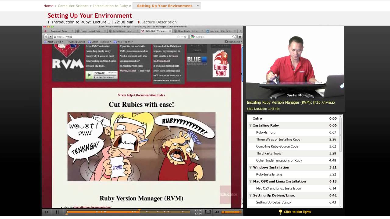 Ruby: Setting Up Your Environment