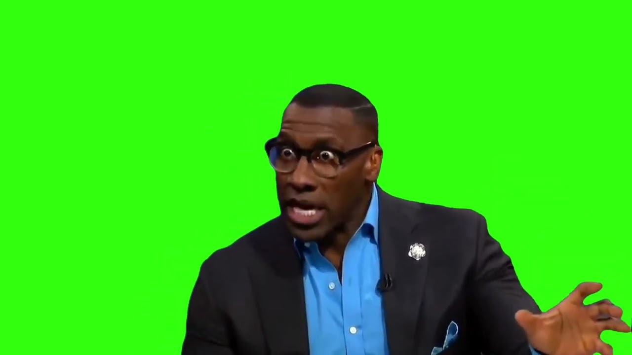 Shannon Sharpe meme Green Screen