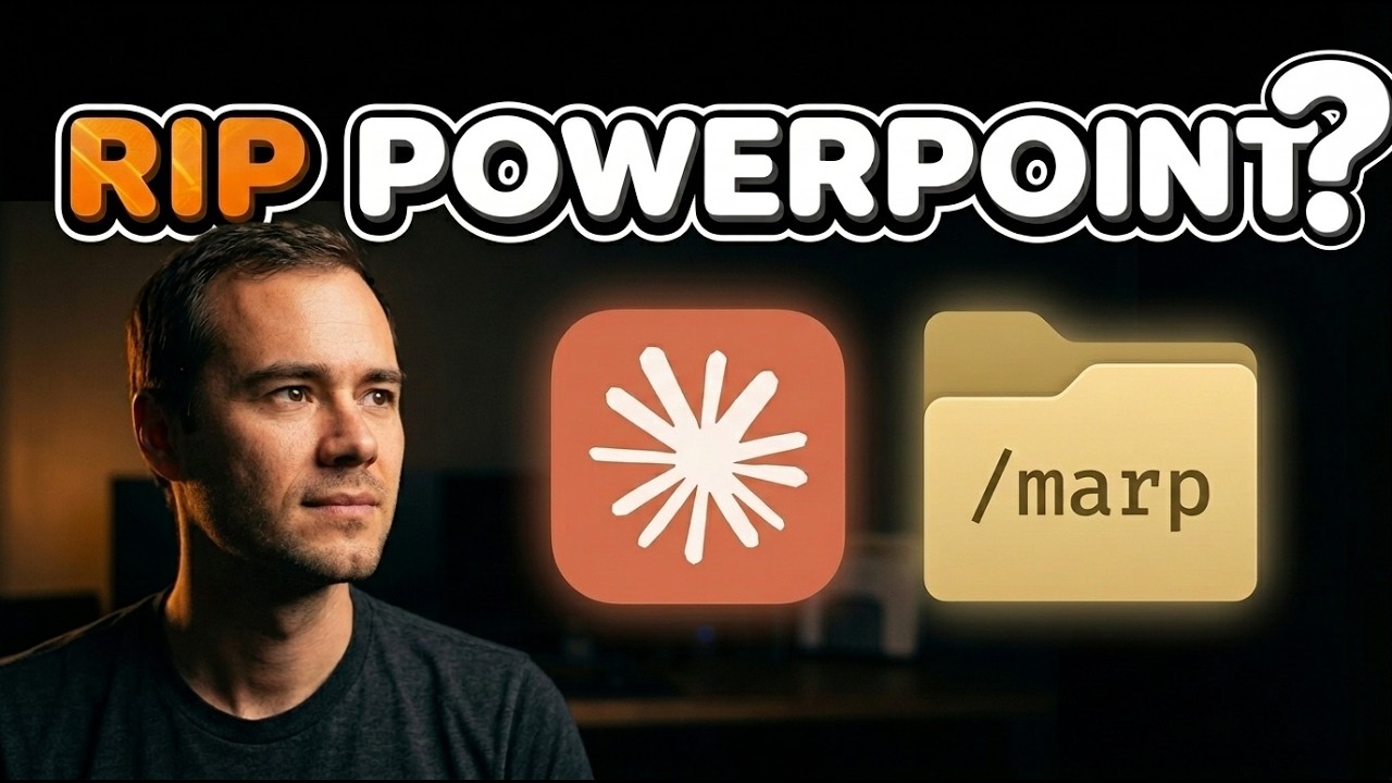 Claude Code + Karpathy Slides Just Changed Presentations Forever (MARP System)