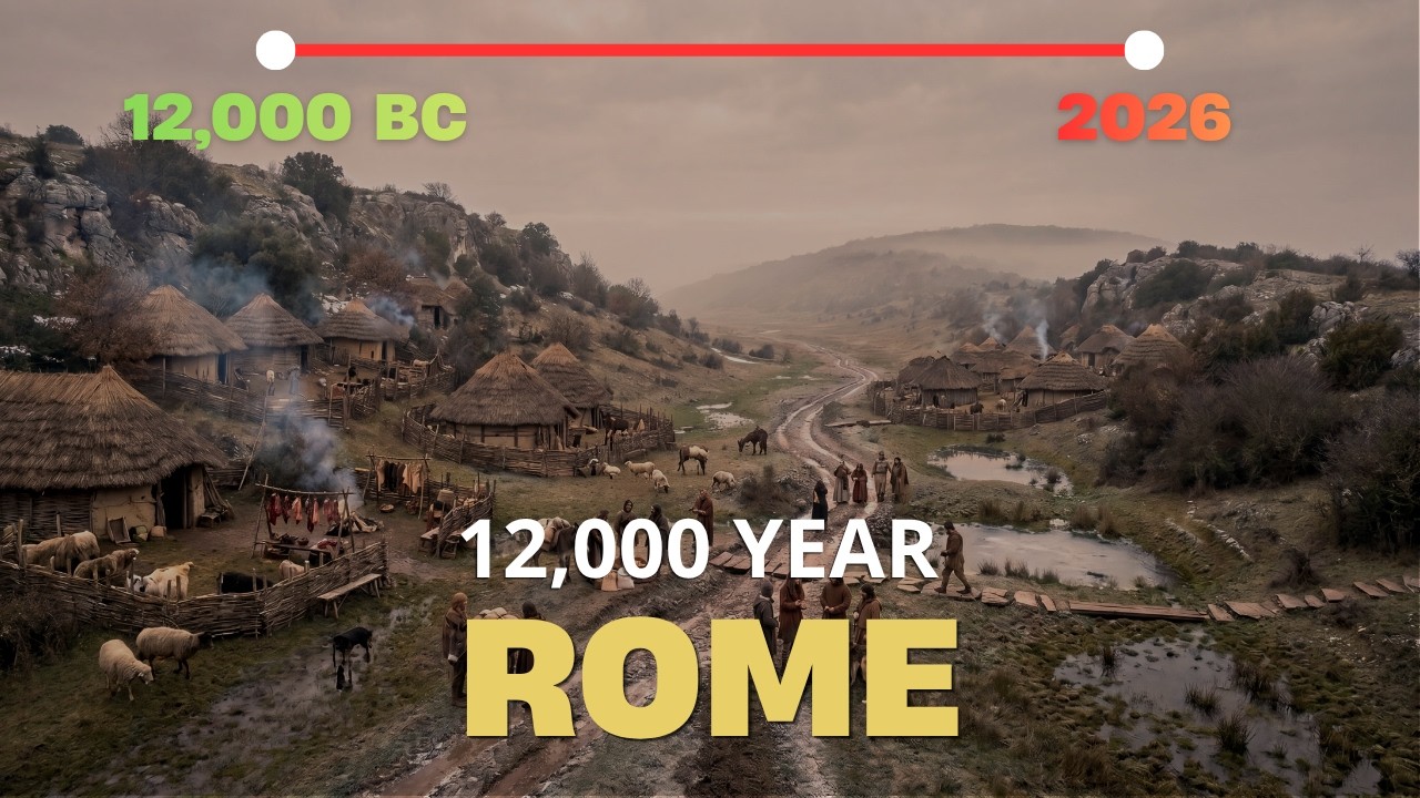 Rome Evolution Timelapse | 12,000 Years in 14 Minutes