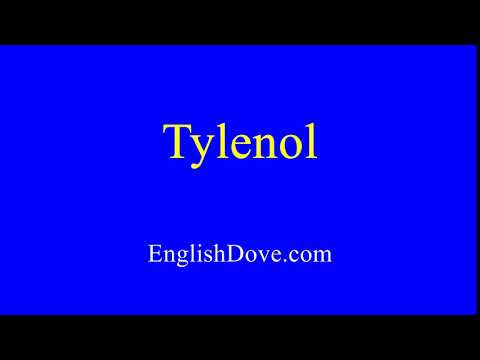 How to pronounce Tylenol in American English.