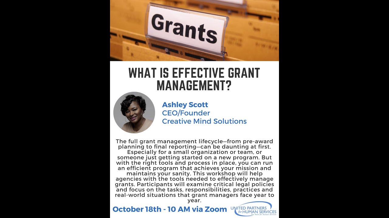 What is Effective Grant Management?