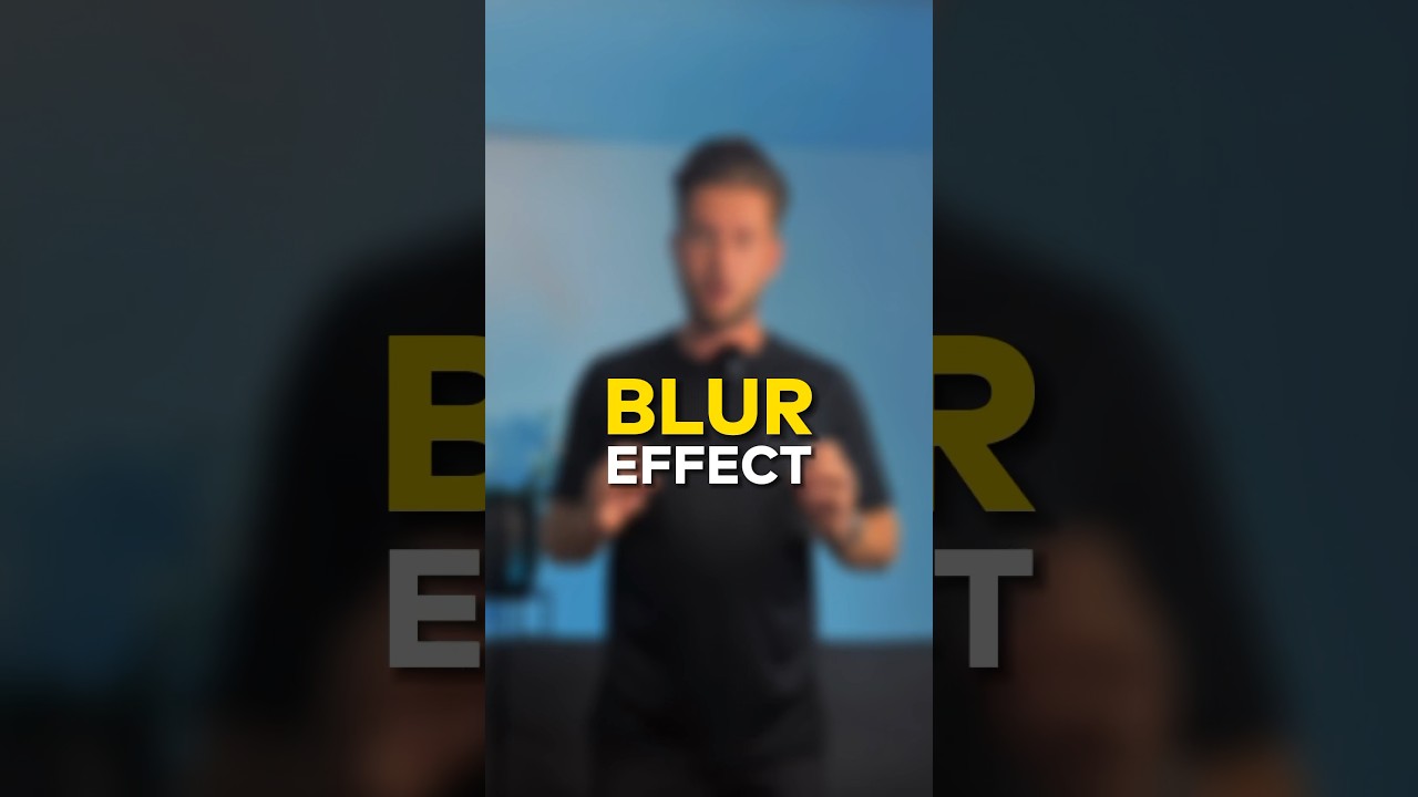 How to use the blur effect in CapCut to make your intro of your video more engaging #tutorial