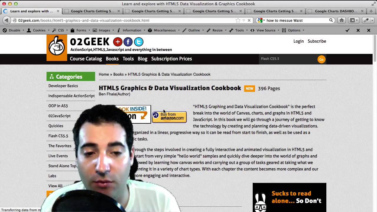 HTML5 Graphing and Data Visualization: Chapter 8