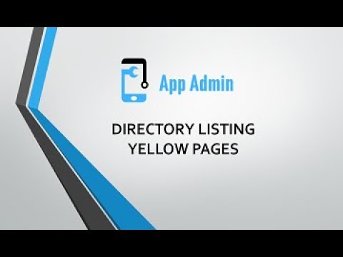 Directory Listing Feature - Yellow Pages