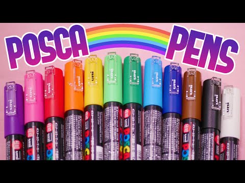 Trying ALL Posca Paint Pens | Ultimate Test & Review