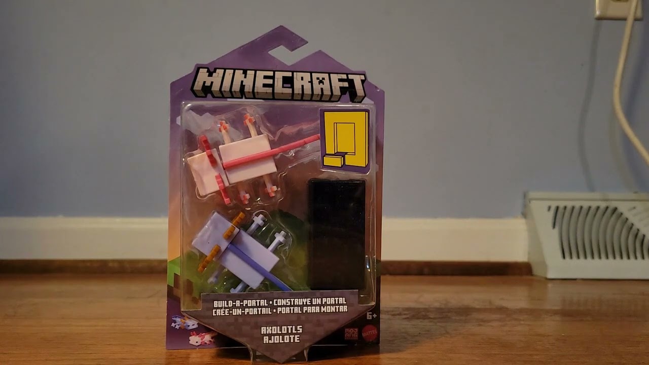 Figure Unboxing: Minecraft Mattel Axolotl