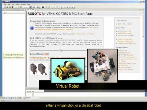 RVW: Step 2B - Setting up Robot Virtual Worlds (Already have ROBOTC 3.0 installed)