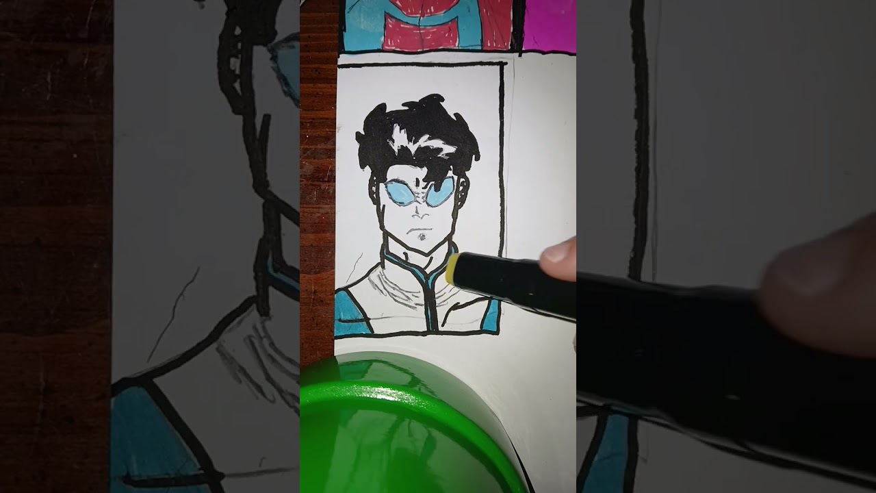 drawing the Invincible Variants part 10 #art #drawing #invincible #markgrayson