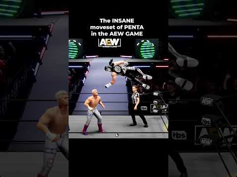 The INSANE moveset of PENTA in the AEW GAME!!