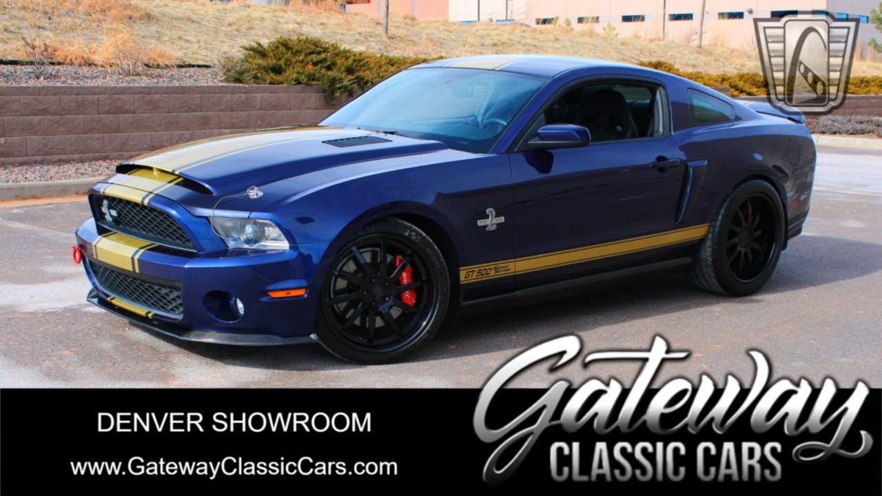 1865-DEN 2012 Ford Mustang GT 500 Super Snake Gateway Classic Cars of Denver