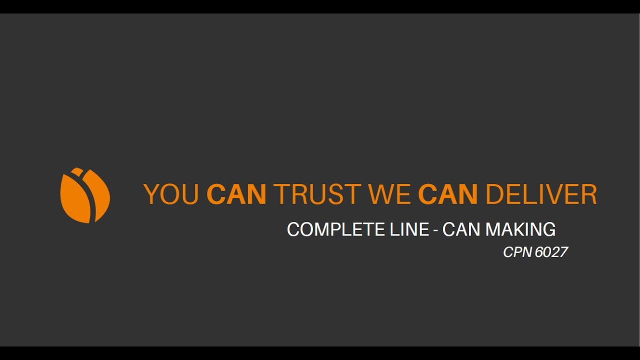 Production line for aerosol cans | Cazander Bros & Sis