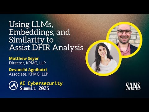 Using LLMs, Embeddings, and Similarity to Assist DFIR Analysis