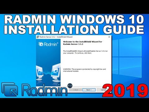 How to Install Radmin Server and Viewer and How to Connect 2019 Guide