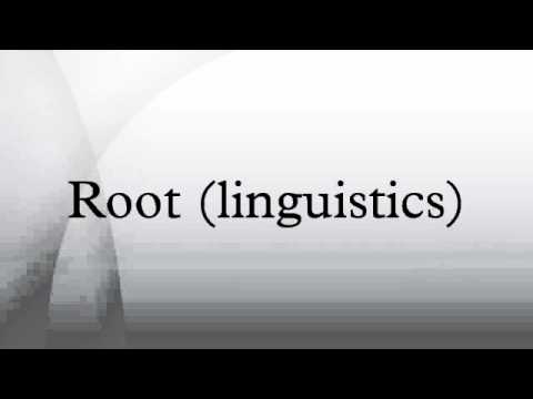 Root (linguistics)